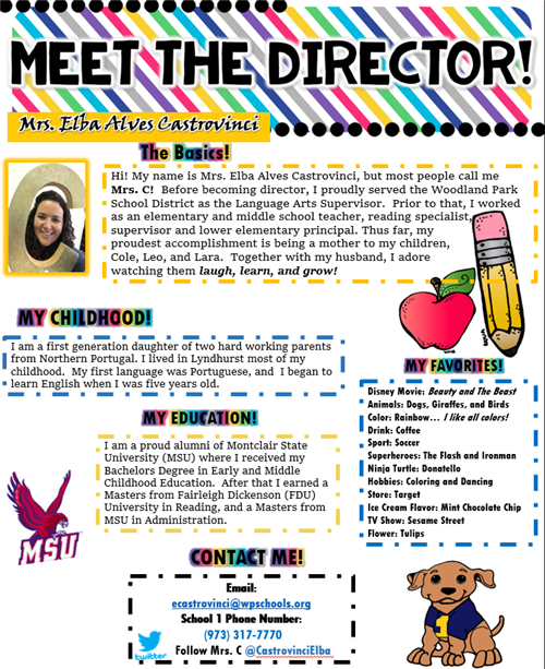 Principal's Page / Meet the Director